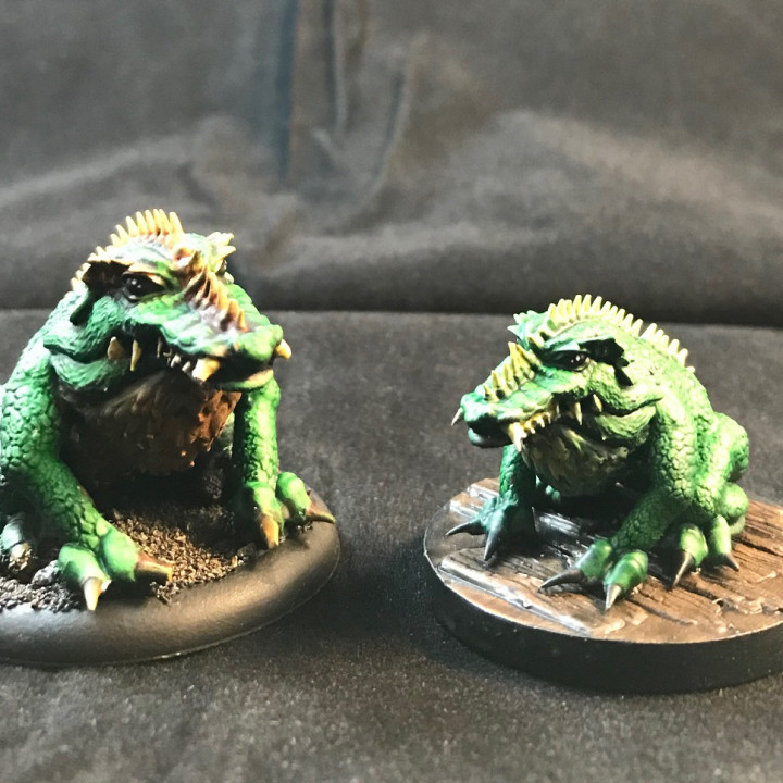 3D Printable Crocofrog from GooeyCube(tm) by Harry's 3d Sculpting