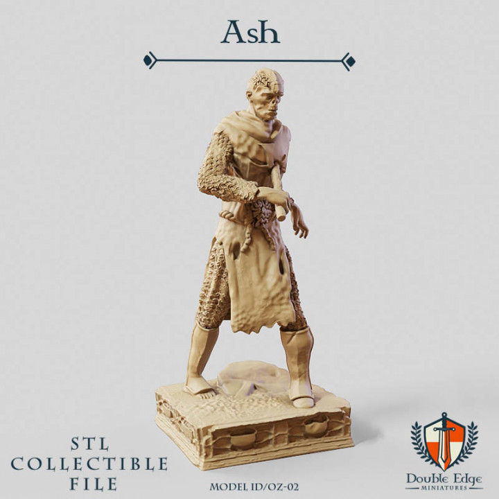 3D Printable Ash by Double Edge Miniatures