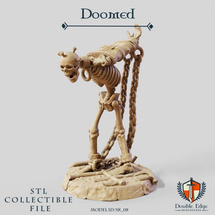 3D Printable Doomed by Double Edge Miniatures
