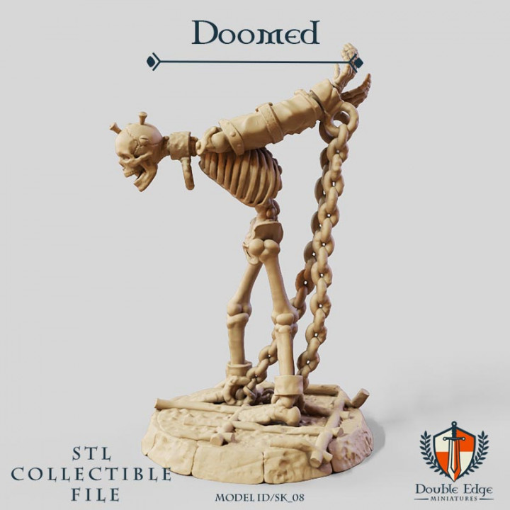 3D Printable Doomed by Double Edge Miniatures