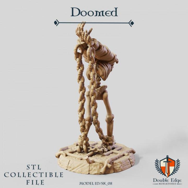 3D Printable Doomed by Double Edge Miniatures