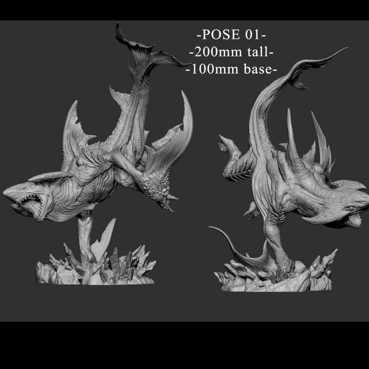 3D Printable Atlas Shredder (Pose 1 of 2) by Mini Monster Mayhem