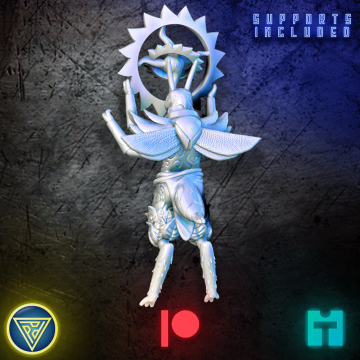 3D Printable Grasshopper Aliens Set by Print Paint Play