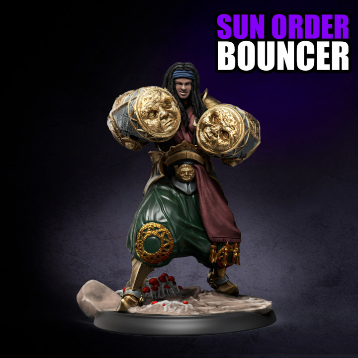 3D Printable SPIDER QUEEN LAIR - BOUNCER by Necropunks Miniatures