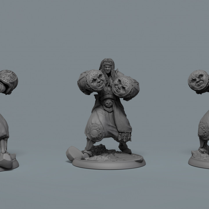 3D Printable SPIDER QUEEN LAIR - BOUNCER by Necropunks Miniatures