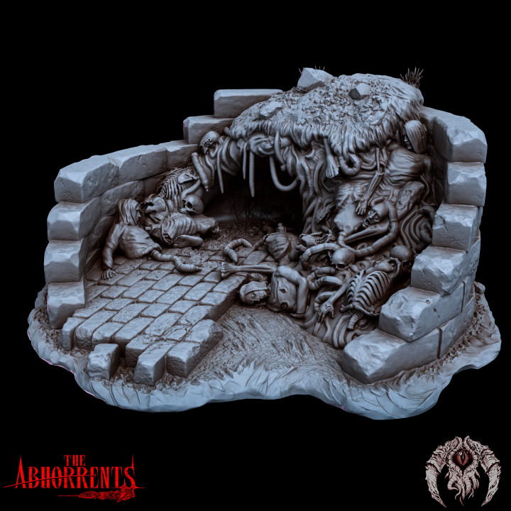 3D Printable Abhorrent Crypt Holes by Bestiarum Miniatures