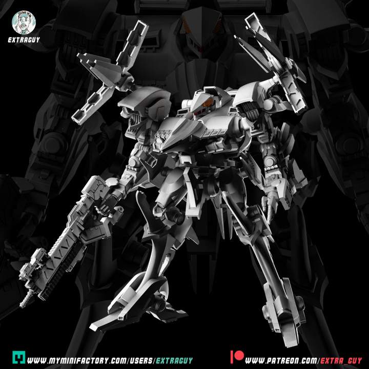 3D Printable Spikey Robot 100mm by Extra Guy