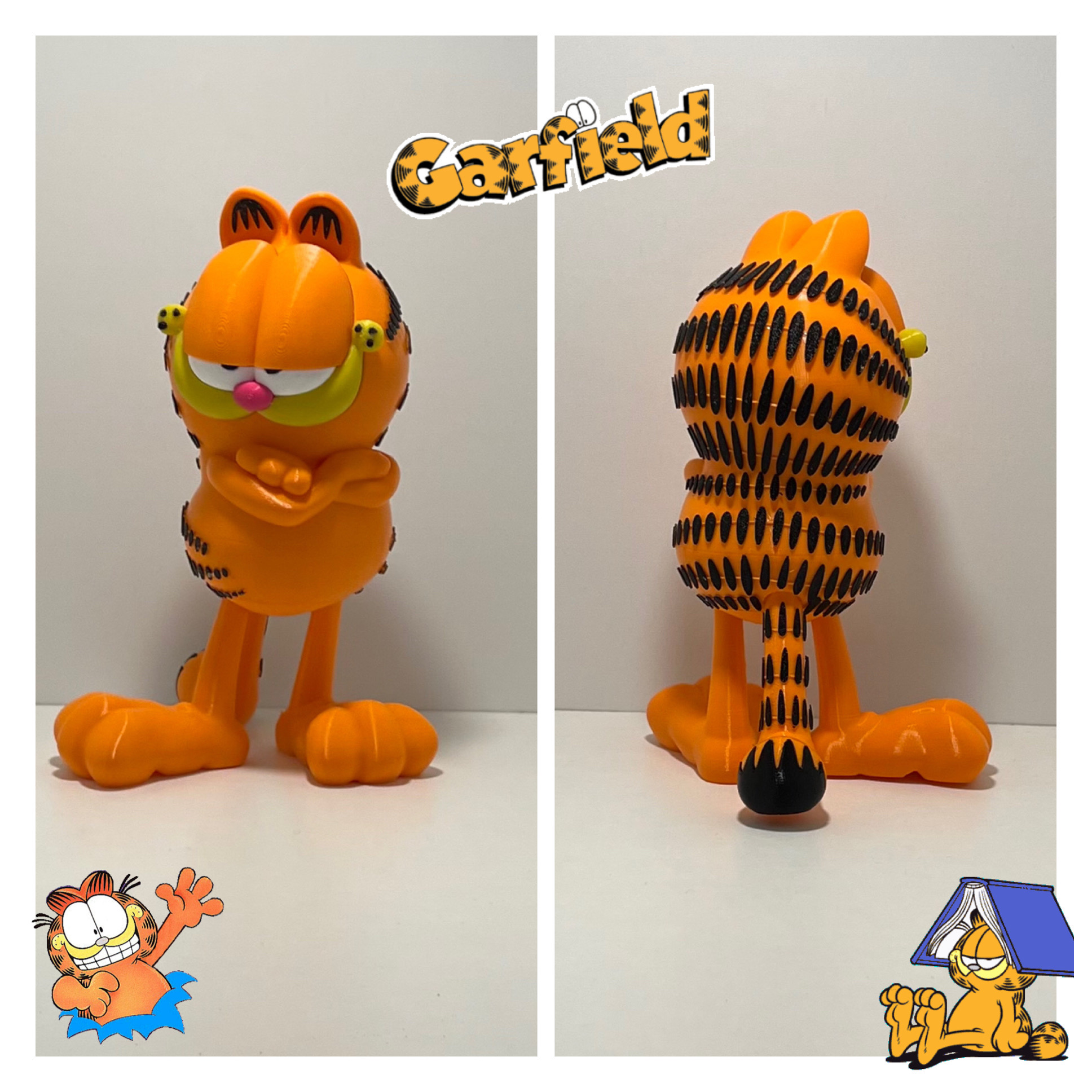 3D Printable Garfield by Steve Solomon