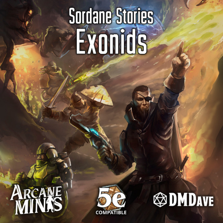 3D Printable Sordane Stories: Exonids by Sordane Publishing