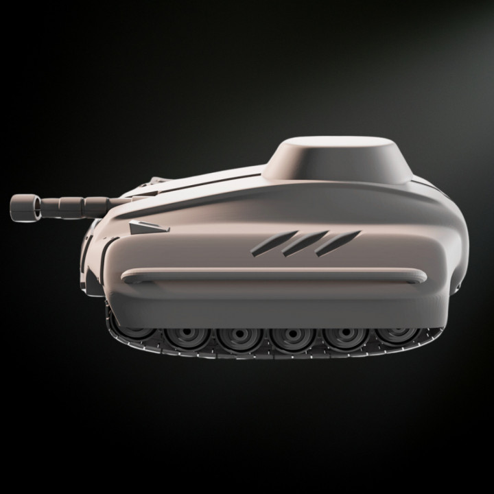 3D Printable Sci-Fi Tank I by WargamesCo