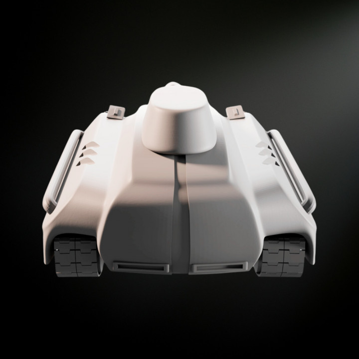 3D Printable Sci-Fi Tank I by WargamesCo
