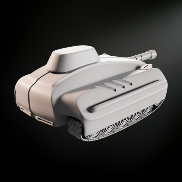 3D Printable Sci-Fi Tank I by WargamesCo