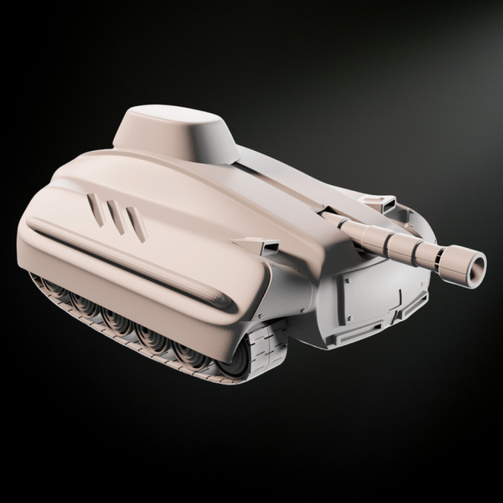 3D Printable Sci-Fi Tank I by WargamesCo