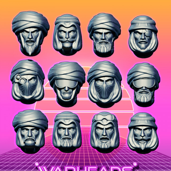 3D Printable Turbans for everyone! Desert Warriors! - Sand combat ...