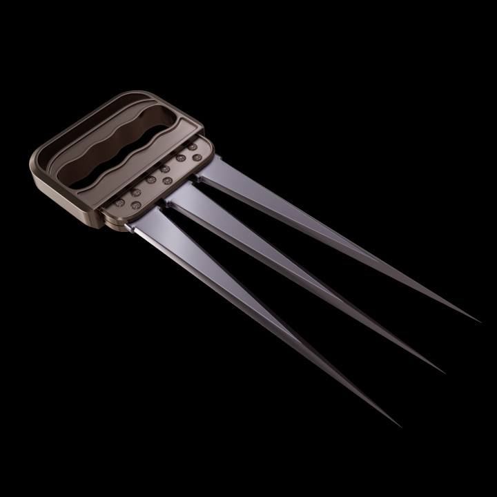 3D Printable Dying Light 2 Lazarus knuckledusters Prop Cosplay knuckles ...