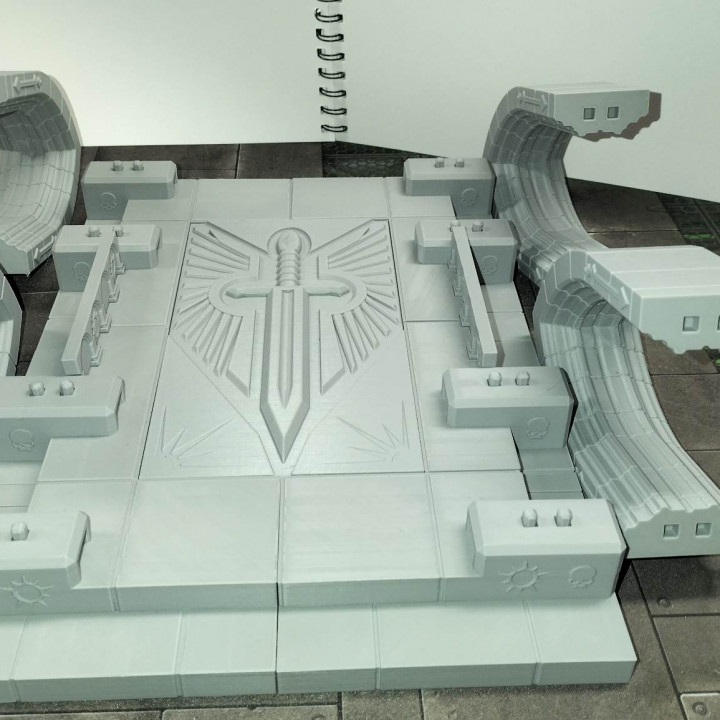 3D Printable Walkway Plaza by 3d Prince and Design