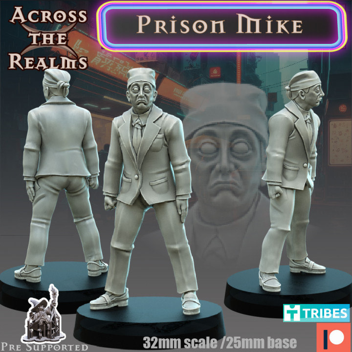 3D Printable Prison Mike by Across the Realms