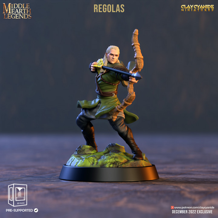 3D Printable Middle Earth Legends by Clay Cyanide Miniatures