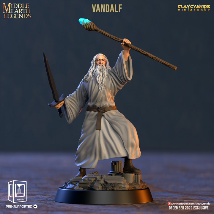 3D Printable Middle Earth Legends by Clay Cyanide Miniatures