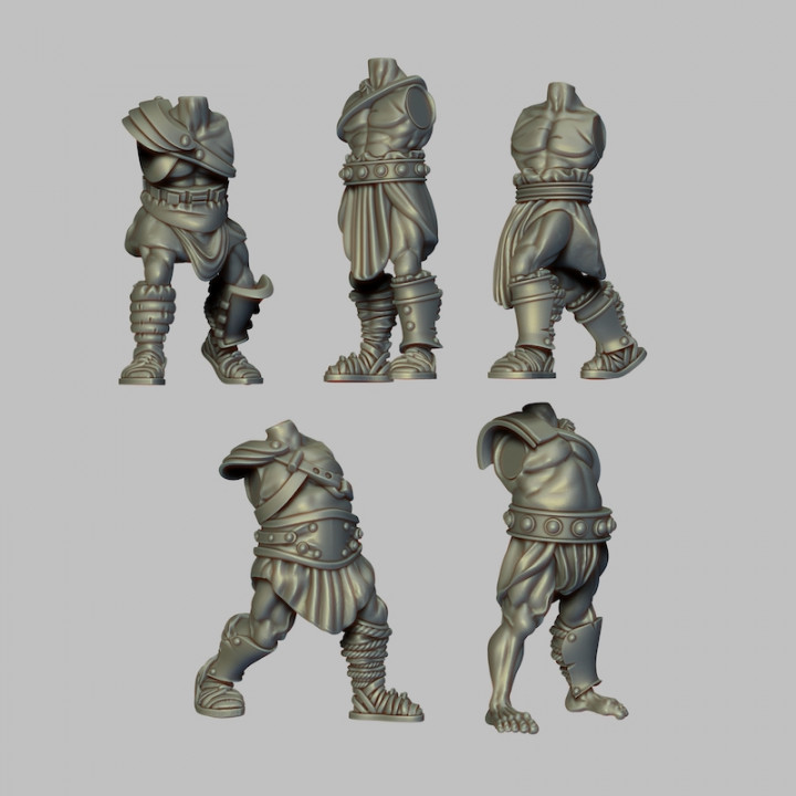 3D Printable Spartacus Revolt: Gladiators by Wargames Atlantic