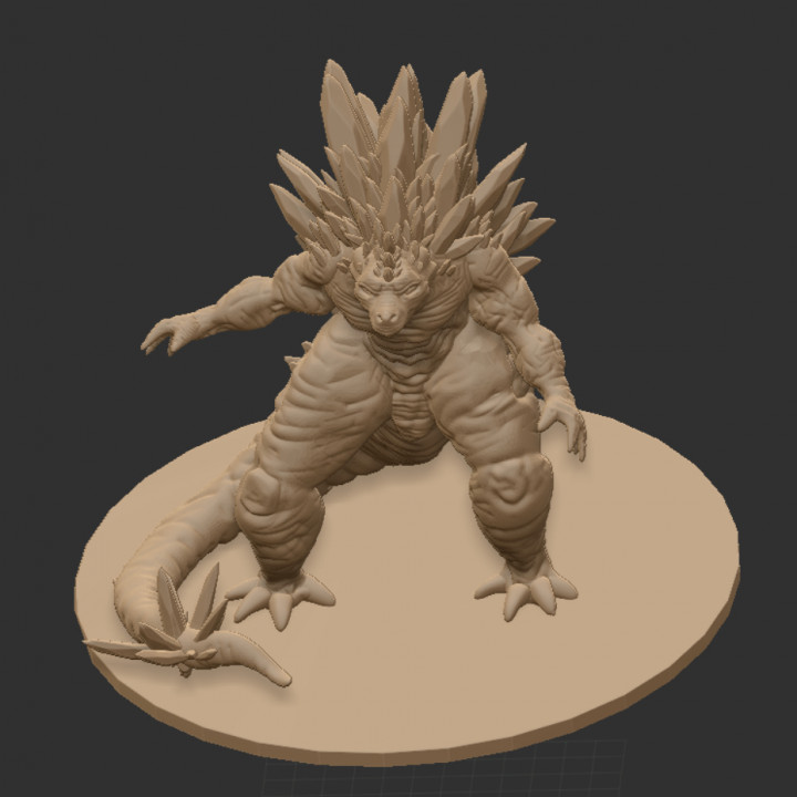 3D Printable RockZilla by Quentin