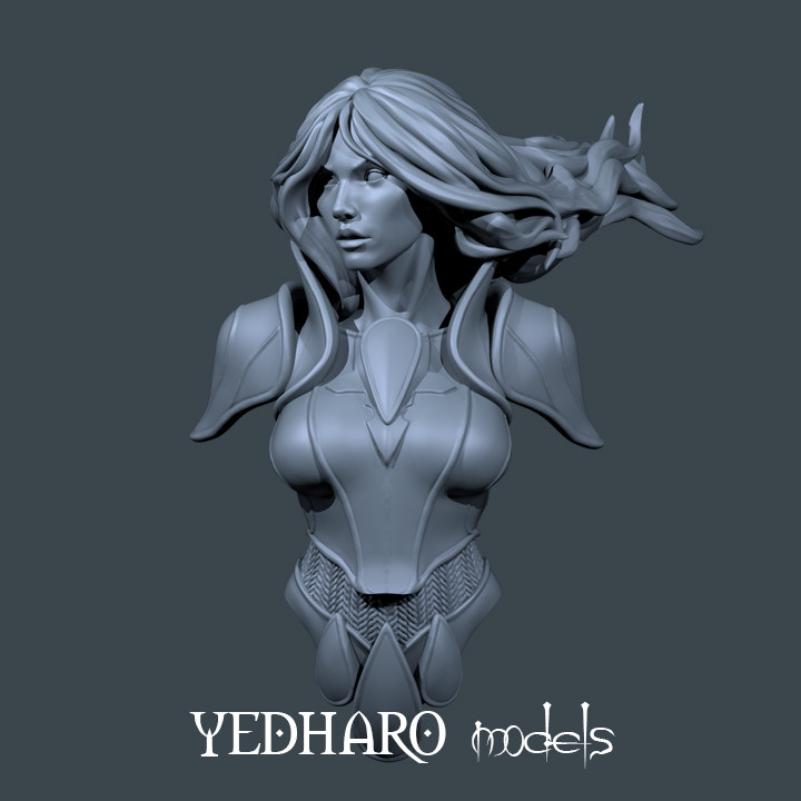 3D Printable Aquarius Bust by Yedharo Models SL