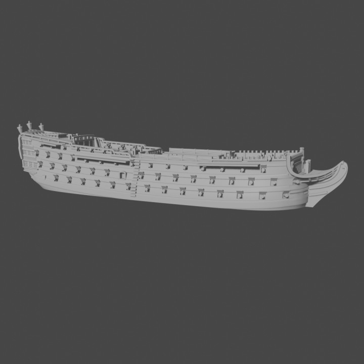 3D Printable GB Middle British 1st & 2nd rates (4-PACK; includes HMS ...