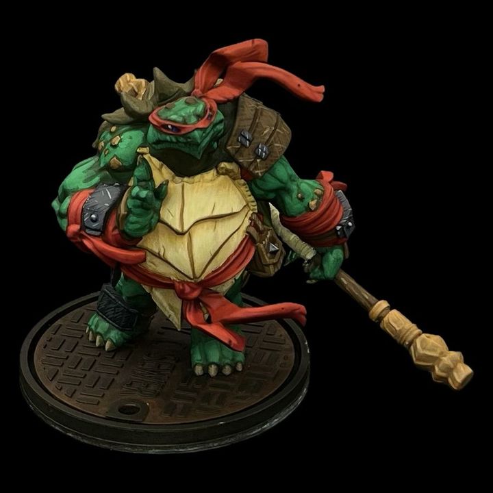 3D Print of Ninja Tortles (4 Models) by wbgentry