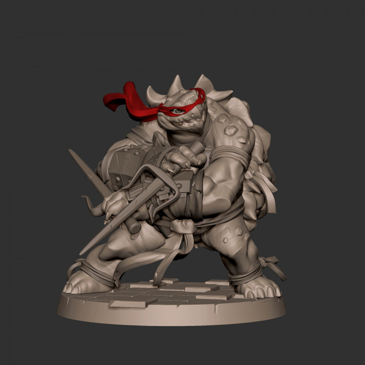 3D Printable Ninja Tortles (4 Models) by Bite the Bullet