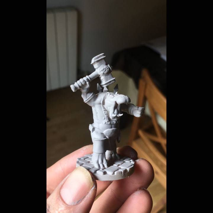 3D Printable Hyppo Warrior by Ocelma Miniatures