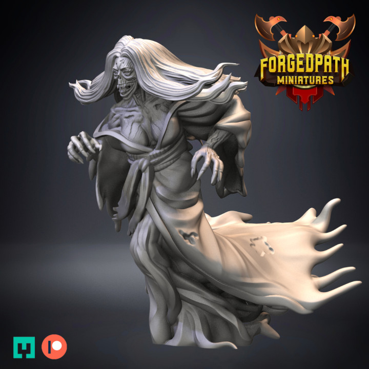 3D Printable Geisha Shades - Undead Vampire by Forged Path Miniatures