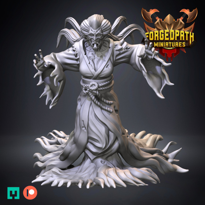 3D Printable Geisha Shades - Undead Vampire by Forged Path Miniatures