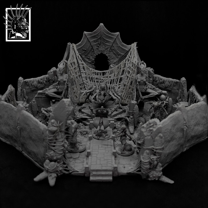 3D Printable COMMERCIAL LICENSE - BUNDLE#7 - SPIDER QUEEN LAIR by ...