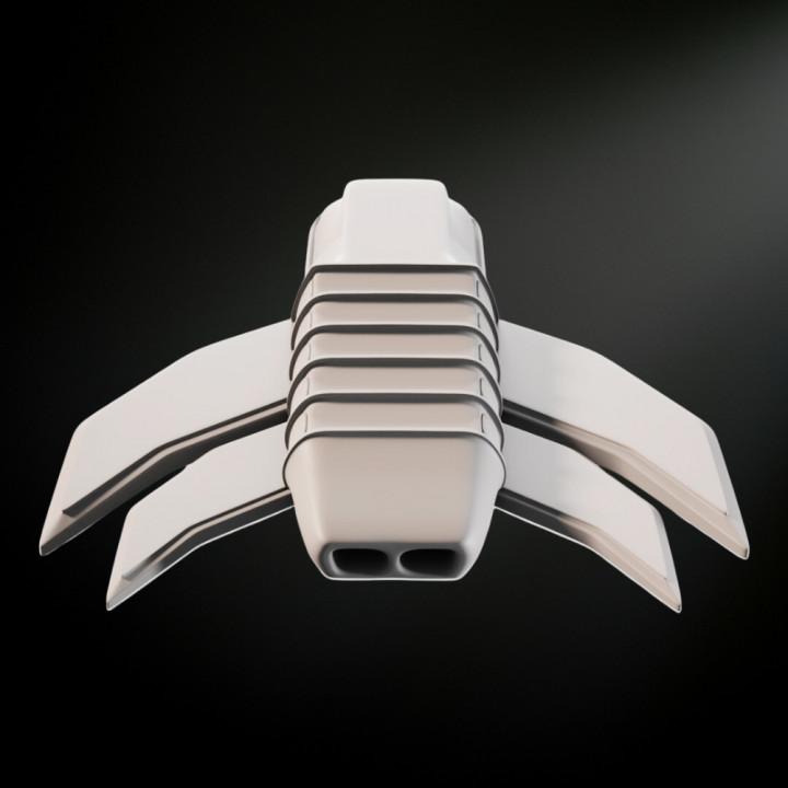 3D Printable Sci-Fi Spaceship VI by WargamesCo