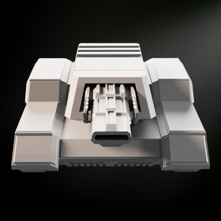 3D Printable Sci-Fi Tank II by WargamesCo