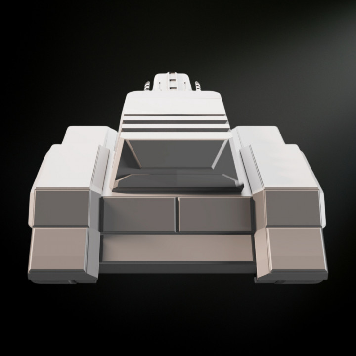 3D Printable Sci-Fi Tank II by WargamesCo