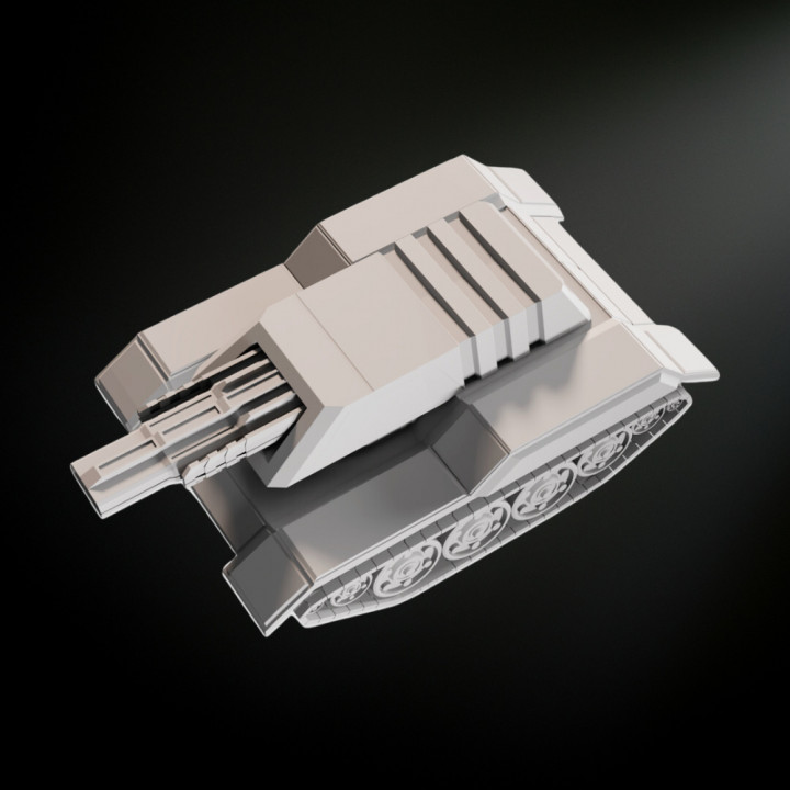 3D Printable Sci-Fi Tank II by WargamesCo
