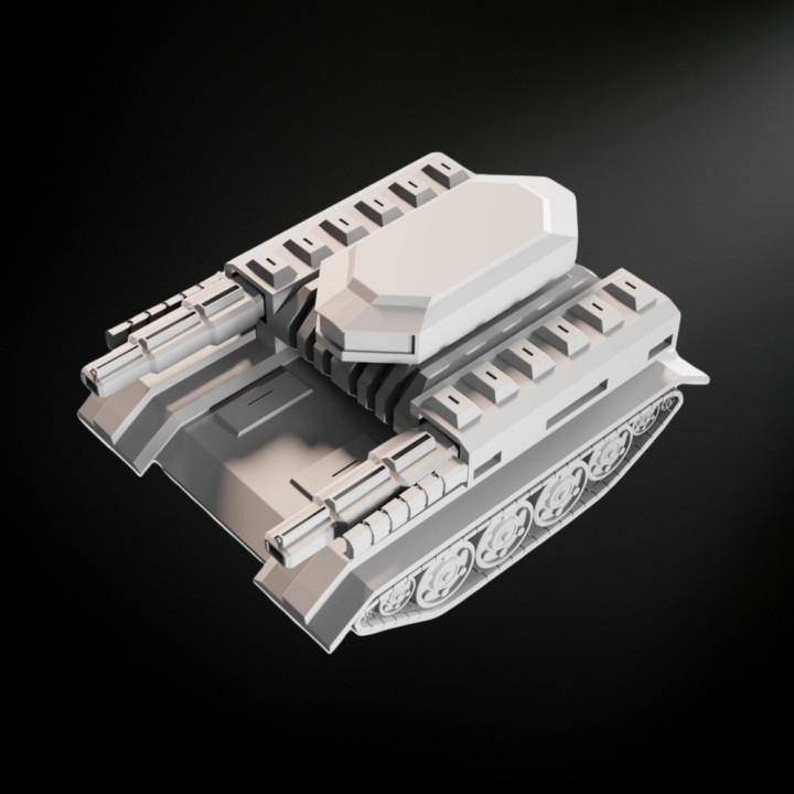3D Printable Sci-Fi Tank IV by WargamesCo