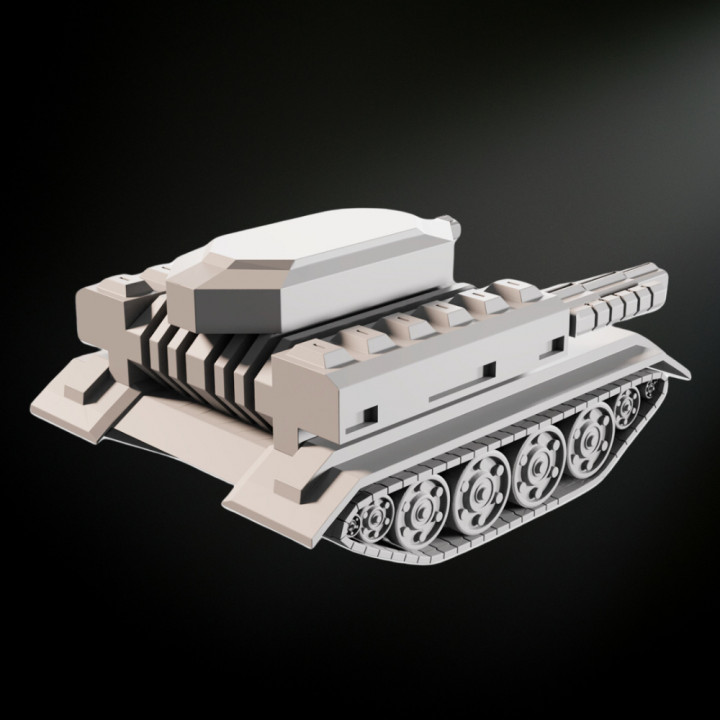 3D Printable Sci-Fi Tank IV by WargamesCo