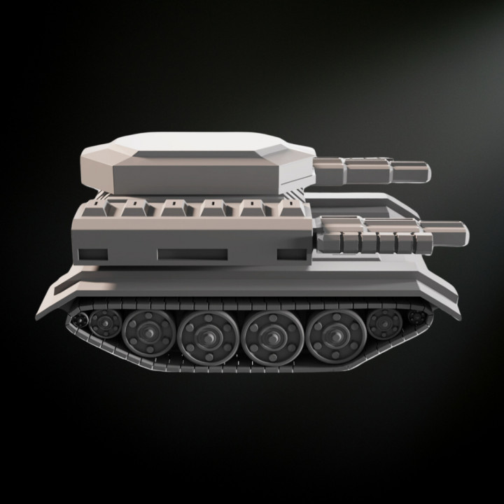 3D Printable Sci-Fi Tank IV by WargamesCo