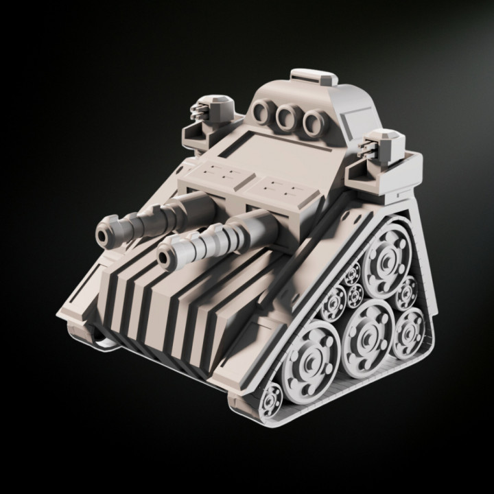 3D Printable Sci-Fi Tank VI by WargamesCo