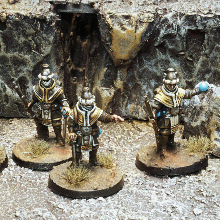 3D Printable SLUDGE Keth Sorcerer and Chaplain by sean sutter