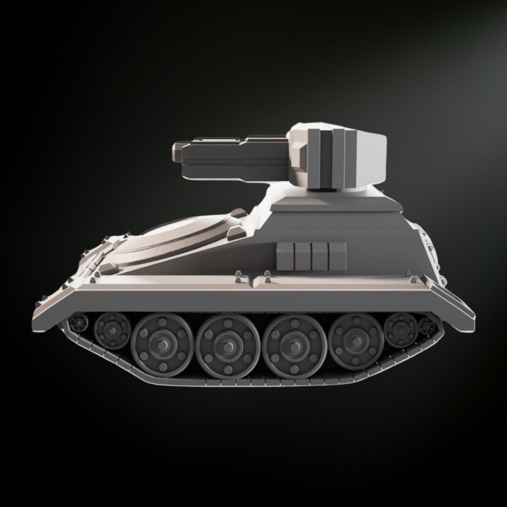 3D Printable Sci-Fi Tank VII by WargamesCo