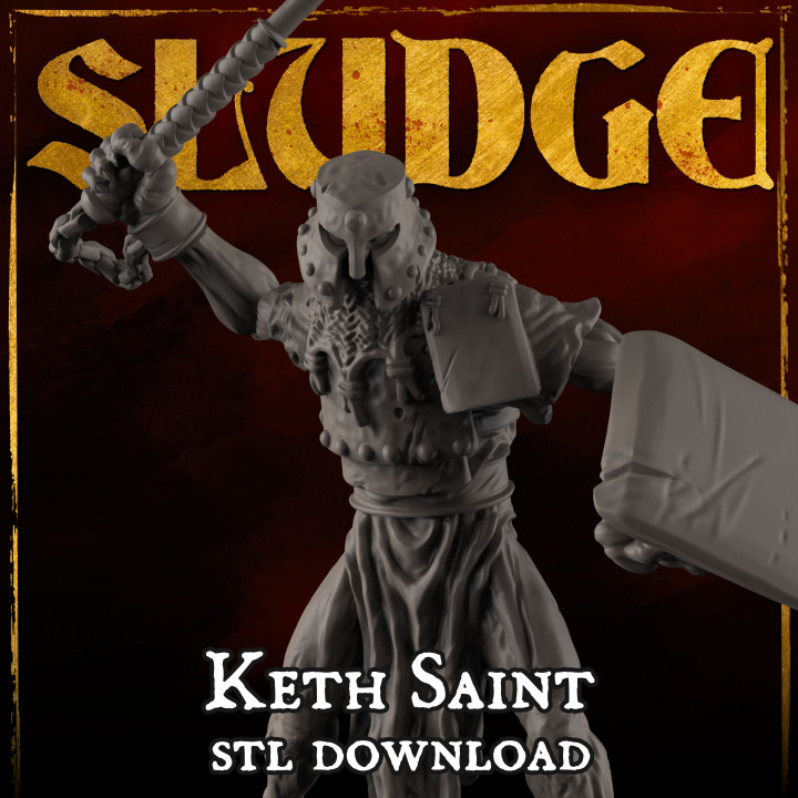 3D Printable SLUDGE Keth Saint by sean sutter