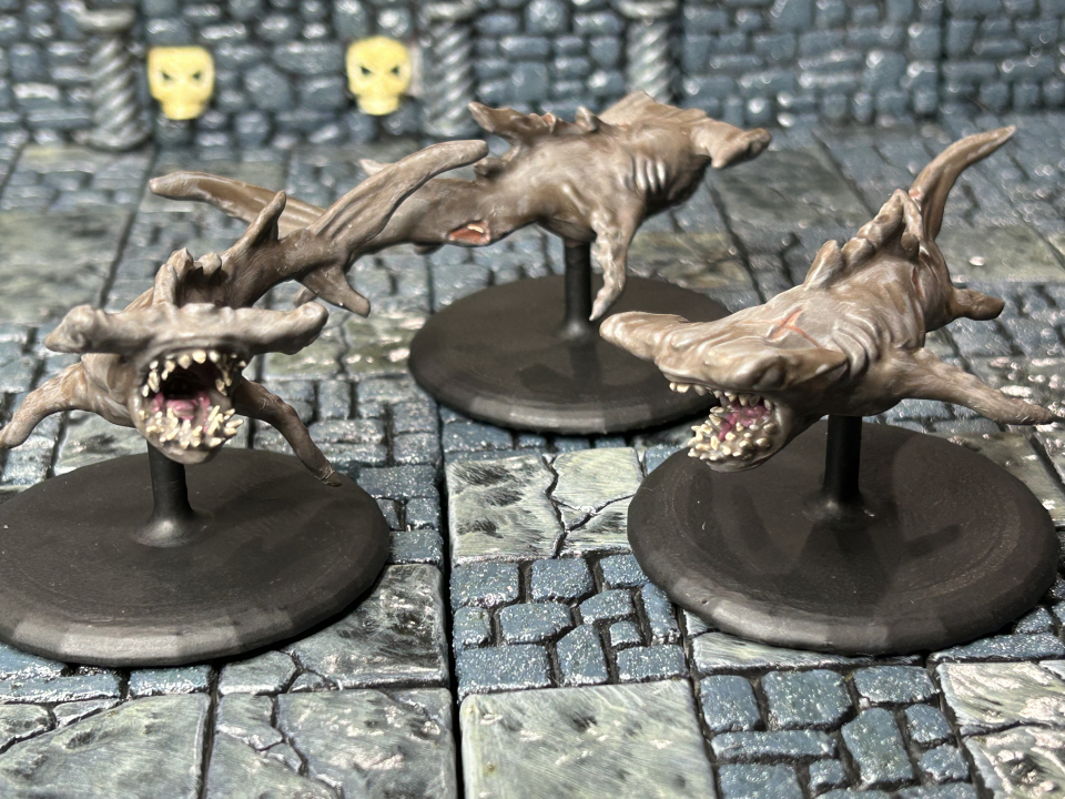 3D Printable Hammer Head Scavers x3 - Space Sharks - Weird Shores ...