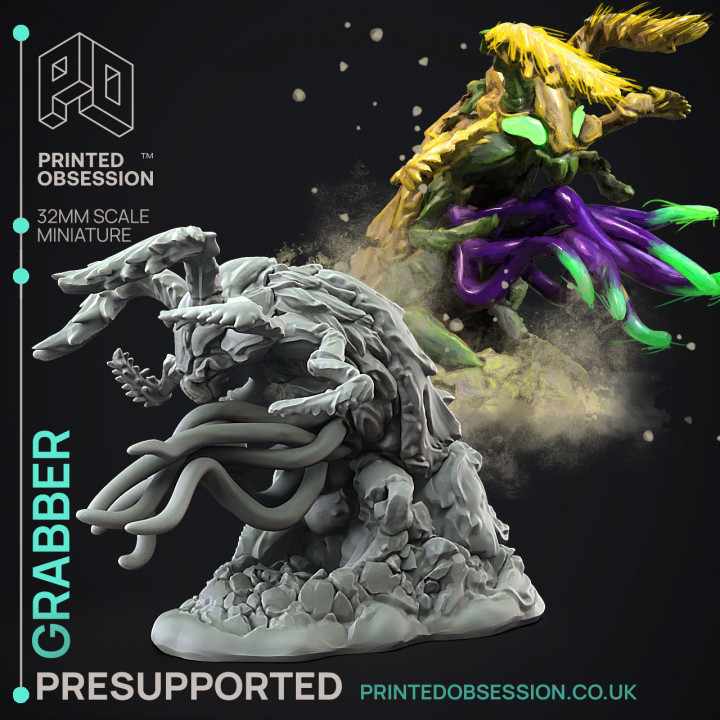 3D Printable Grabber - ambush creature - PRESUPPORTED - 32mm scale by ...