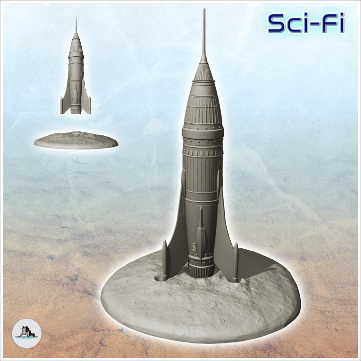 3D Printable Sci-Fi sceneries pack No. 1 - Future Sci-Fi SF Infinity ...