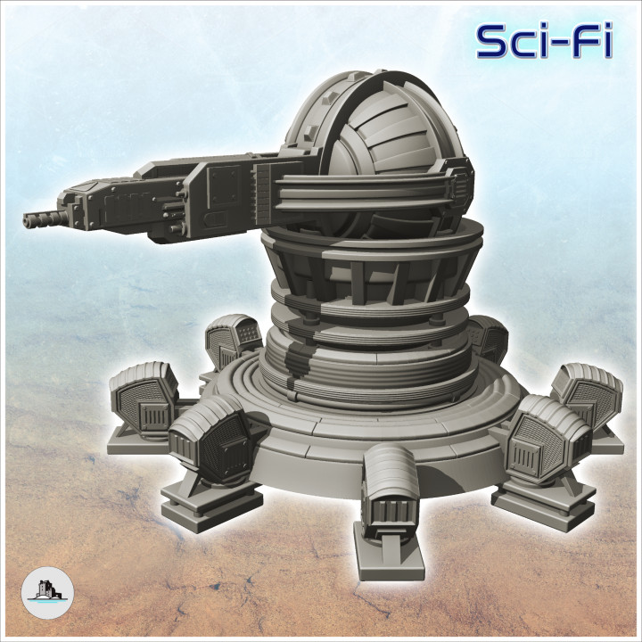 3D Printable Sci-Fi sceneries pack No. 1 - Future Sci-Fi SF Infinity ...