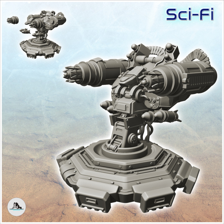 3D Printable Sci-Fi sceneries pack No. 1 - Future Sci-Fi SF Infinity ...