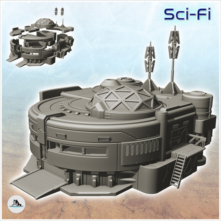 3D Printable Sci-Fi sceneries pack No. 1 - Future Sci-Fi SF Infinity ...